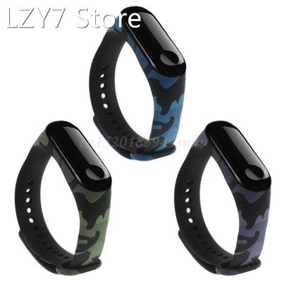 Camouflage Replacement Silicone Wrist Strap Watch Band For X