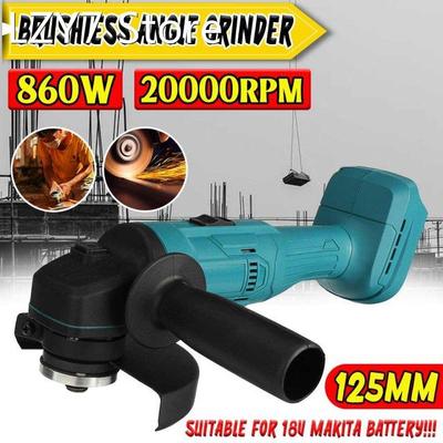 125mm Brushless Cordless Electric Angle Grinder 2 Speed Poli
