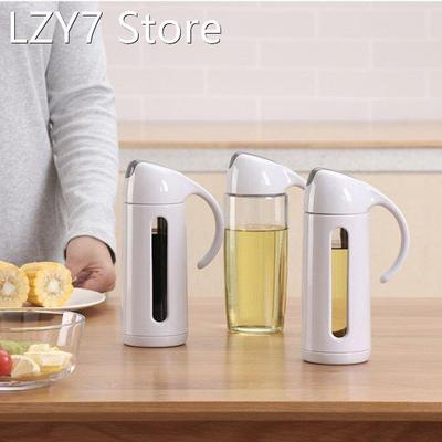 Oil Dispenser Glass Olive Oil Bottle Pot Leakproof Sauce Vin