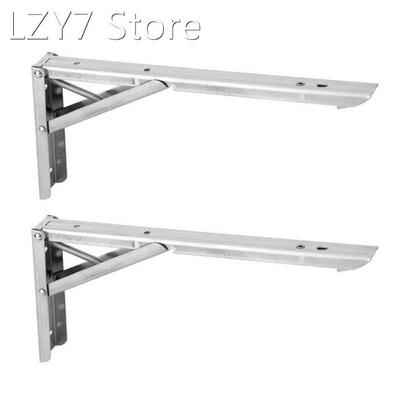 1 Pair Wall-Mounted Folding Shelf Wall Partition Bench Brack