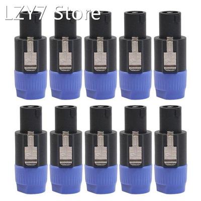 10pcs 4-Pole 4Pin NL4FC Connector Ohm Plug Speaker Audio Cab