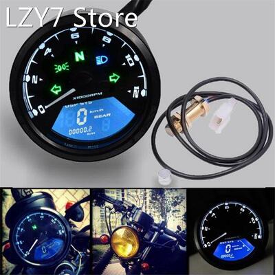 Motorcycle Panel Speedometer Night Vision Dial Odometer LED