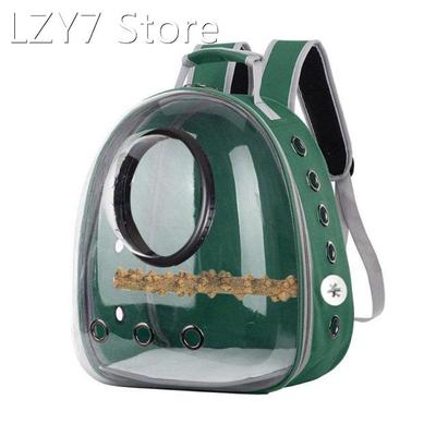 2022 New Parrot Carrier Backpack Travel Cage Birds Breathabl