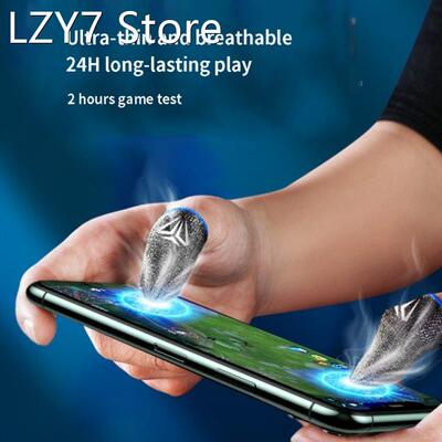 2pcs Mobile Game Fingertip Gloves For Gamer Sweatproof Anti-