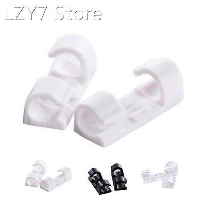 20pcs Cable Organizer Winder Self-adhesive Cord Desk Wire Ea