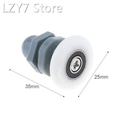 1pcs 25mm Plastic + Nylon Shower Room Glass Sliding Door Rol