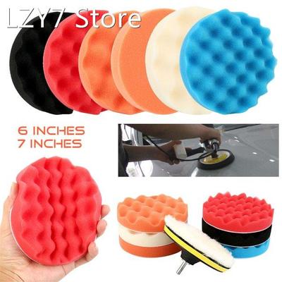 8pcs Car Polishing Pad Set 6/7Inch Buffing Sponge Auto car W