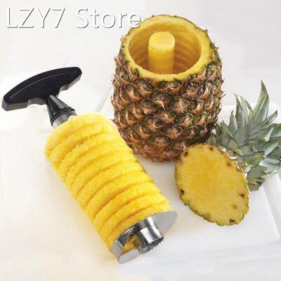 3 Colors Stainless Steel Pineapple Corer Peeler Cutter Easy