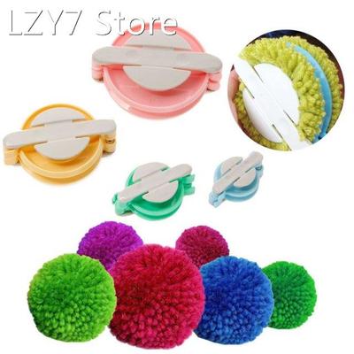 4Pc/Set DIY Needle Crafts Pompom Hair ball Knitting Loom Kit