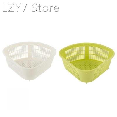 Kitchen Sink Basket Strainer Triangular Storage Rack Organiz