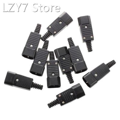 10 PCS IEC320 C14 Male Plug Power Adapter Cable Connector AC