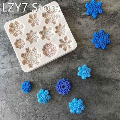3D christmas decorations snowflake Lace chocolate Party DIY