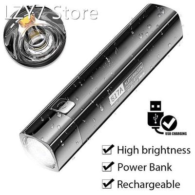 High power led flashlights USB Rechargable Powerful fla