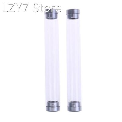 1pcs Transparent Cylinder Case Pen Storage Box Stationery Or