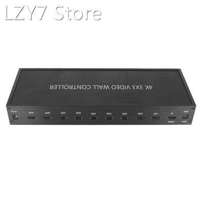 4K 3x3 Video Wall Controller 1 Input 9 HDMI-compatible Outp