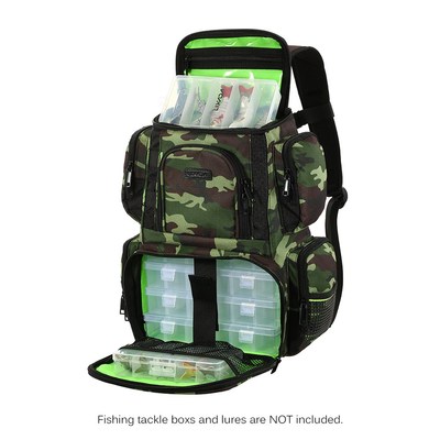Lixada Fishing Tackle Bag Backpack Fishing Lures Bait Box St