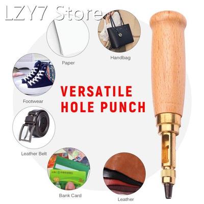 Hole Punch Set for Belts Watch Bands Straps Dog Collar Saddl