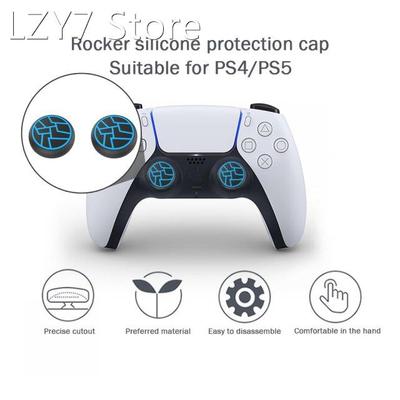 4pcs Controller Non-slip Silicone Analog Thumb Stick Grip CA