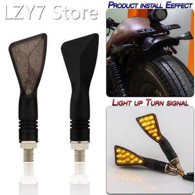 2pcs Universal 12V Flashing Turn Signals Motorcycle LED Ligh