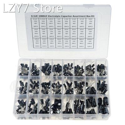 500PCS/BOX 0.1UF-1000UF 24 Types Aluminum Electrolytic Capac