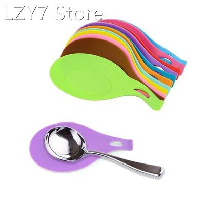1Pc Kitchen Accessories Small Silicone Spoon Mat,Spatula Eur
