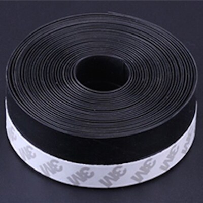 Self-adhesive Weatherstrip Silicone Rubber Door Seal Strip W