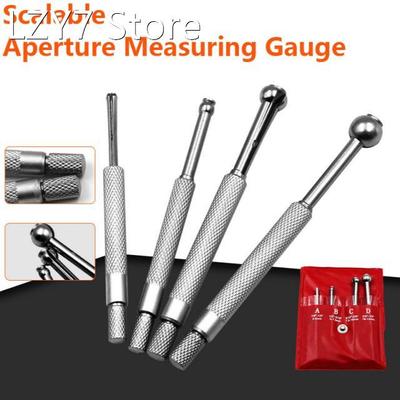 3-14mm Small Hole Bore Gauge 4Pcs Ball Type Telescoping Meas