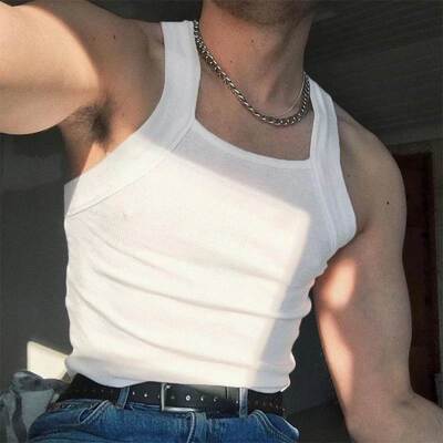 Men Tank Tops Sleeveless Gym Casual Vests PartyLuxury Cloth