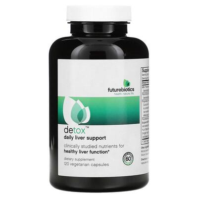 美国 liver detox 每日肝脏健康清体胶囊120粒素食