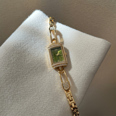 蒂米妮复古方形手镯手表女