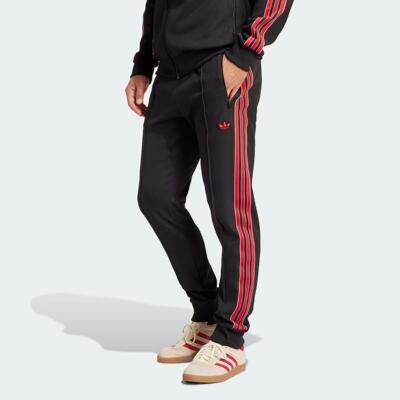 Adidas/阿迪达斯 男子曼联足球复古束脚修身运动长裤 JF0359
