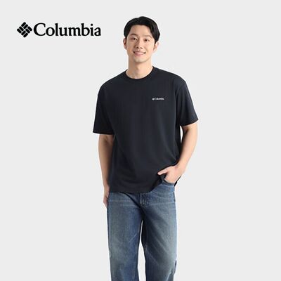 Columbia/哥伦比亚 男女同款圆领短袖情侣运动T恤 XE9956-010