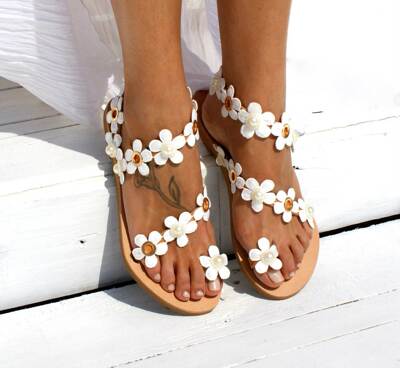 Women's Sandals Plus Size 35-43 Summer Flat Shoes平跟女