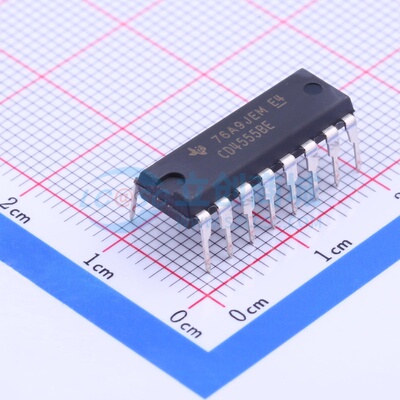 信号开关/编解码器/多路复用器 CD4555BE DIP-16 TI/德州 元器件