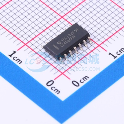 逻辑门 CD4030BM SOIC-14 TI/德州 电子元器件配单原装正品