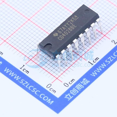 信号开关/编解码器/多路复用器 CD4028BE DIP-16 TI/德州 元器件