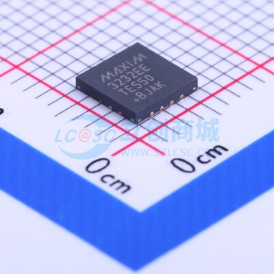 RS232芯片 MAX3232EETE+ TQFN-16 MAXIM(美信) 电子元件原装正品