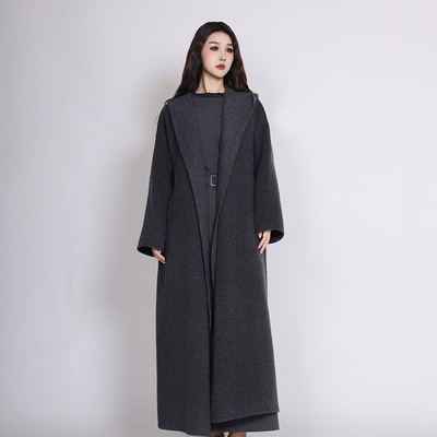 Janeexpress羊毛混纺修身大衣
