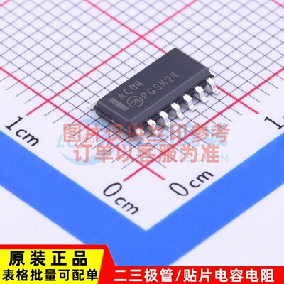 反相器 74AC04SCX SOIC-14 onsemi(安森美) 电子元件配单原装正品