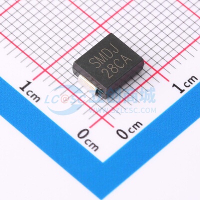 静电保护器(TVS/ESD) SMDJ28CA SMCG CJ(江苏长电/长晶) 原装正品