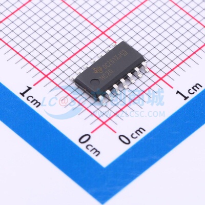 逻辑门 SN74HC20DR SOIC-14 TI/德州 电子元器件配单原装正品