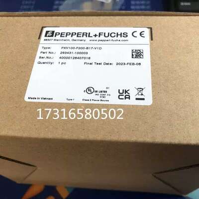 光学读头 PXV100-F200-B17-V1D 接口293431-1000议价