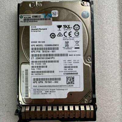 781577-001 600G 10K 12G SAS 2.5寸 781516-B21 硬盘议价