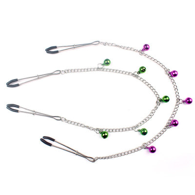 Foreign trade bell slender breast clip for men and women, w