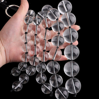 Female backyard chrysanthemum crystal pull bead glass male