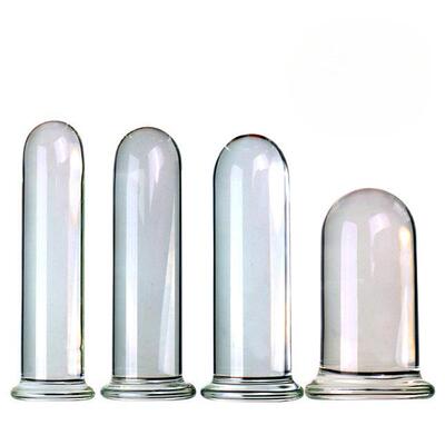 Glass-made femalemasturbation toy fake phallus adult product