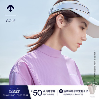 DESCENTEGOLF 迪桑特高尔夫 女士S-CORE拼接宽松短袖衫早秋新品