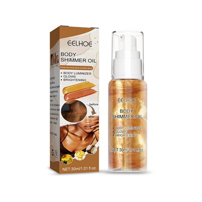 身体发光油body shimmer oil Bronzer Highlighter Liquid Waterp