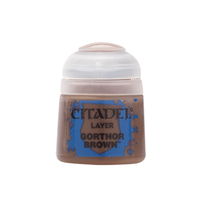 战锤CITADEL颜料面漆涂层漆戈索尔棕 CITADEL Gorthor Brown 12ML