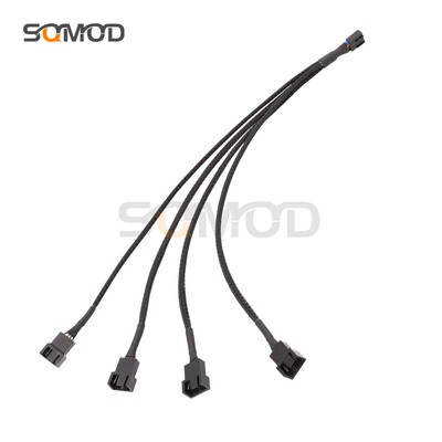 主板风扇4Pin一分四转接线sqmOD